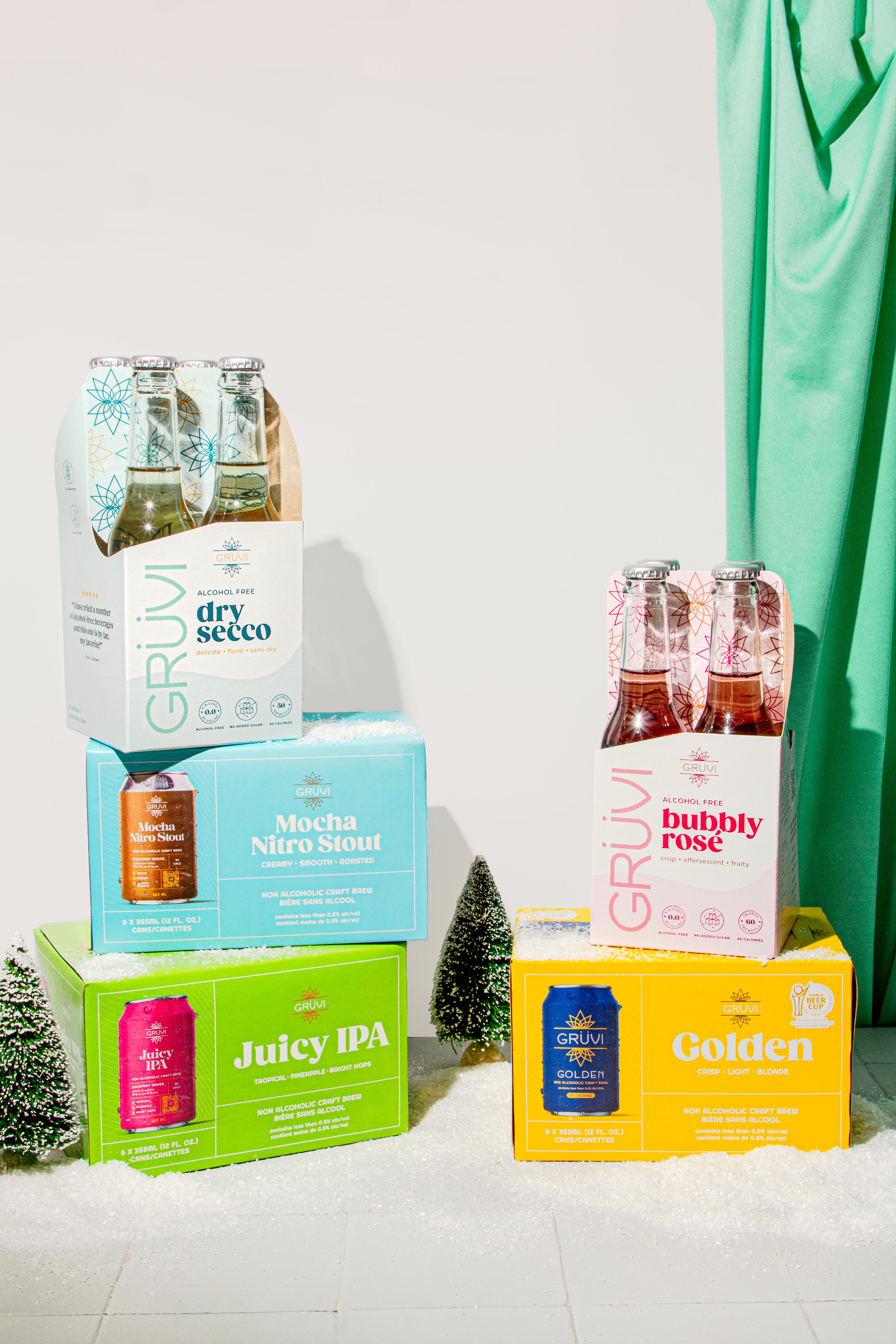 Craft Non-Alcoholic Beer & Wine Sampler Pack – Grüvi